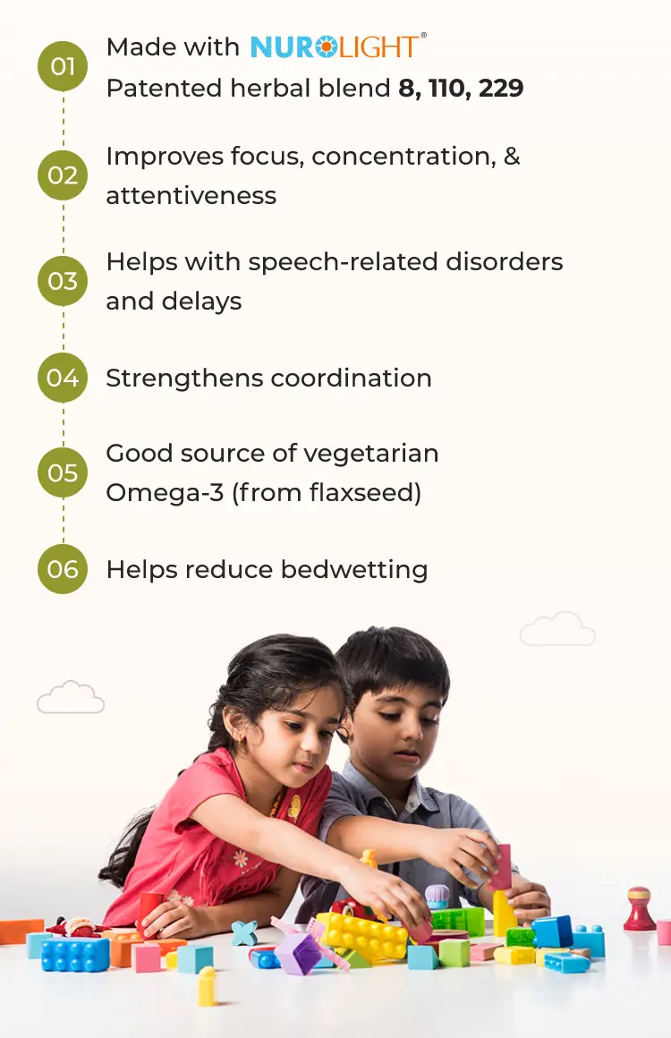 Buy Nurosmart Brain Booster Syrup for Kids | Ayurvedic Memory Tonic ...